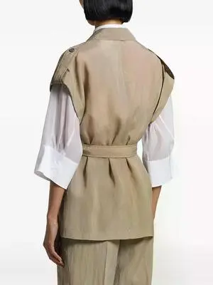 Peserico Belted Gilet