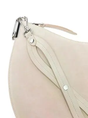 COCCINELLE Zip-fastening Suede Shoulder Bag - Neutrals
