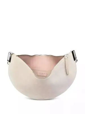 COCCINELLE Zip-fastening Suede Shoulder Bag - Neutrals