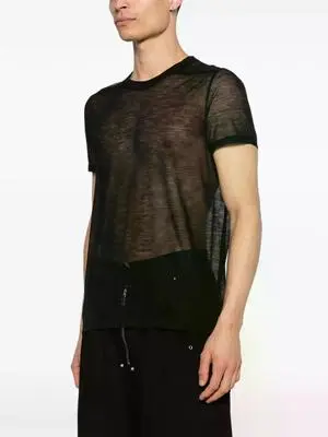 Rick Owens Sheer Seam T-shirt