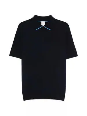 Paul Smith Contrast-trim Polo Shirt - Blue