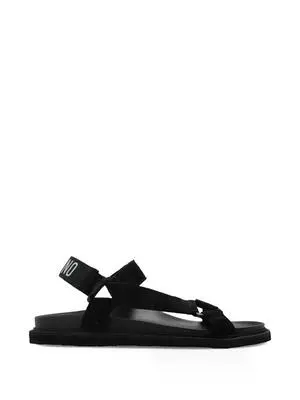 Moschino Strap Detail Sandals - Black
