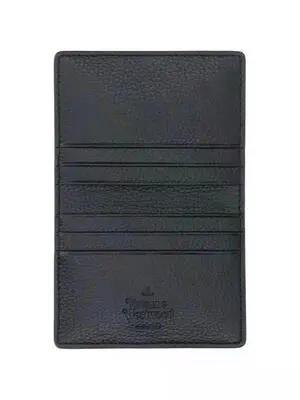 VIVIENNE WESTWOOD Orb-plaque Card Holder - Black