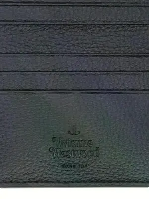 VIVIENNE WESTWOOD Orb-plaque Card Holder - Black