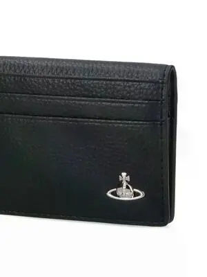 VIVIENNE WESTWOOD Orb-plaque Card Holder - Black