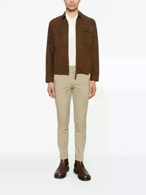 FAY Turned-up Trousers - Neutrals