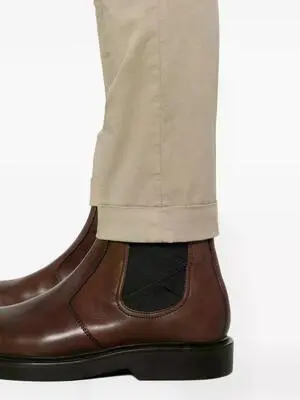 FAY Turned-up Trousers - Neutrals