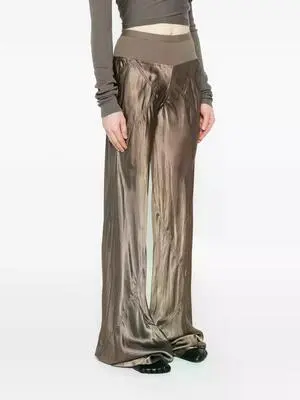 Rick Owens Bias Wide Leg Trousers - Brown