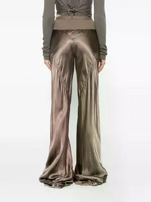 Rick Owens Bias Wide Leg Trousers - Brown
