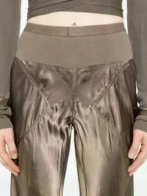 Rick Owens Bias Wide Leg Trousers - Brown