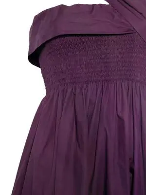 TELA Smocked Bodice Dress - Purple