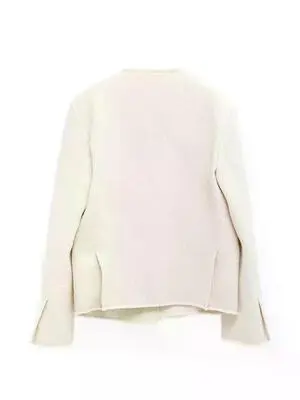TOTEME Open-front Bouclé Blazer - Neutrals