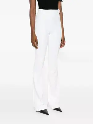 Elisabetta Franchi Flared Trousers - White