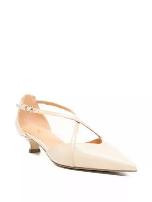 THE SELLER Criss-cross Strap Pumps - Neutrals
