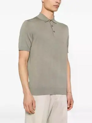 PAOLO PECORA Short-sleeve Polo Shirt - Green