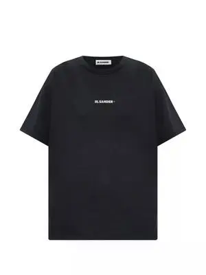 JIL SANDER Logo Print T-shirt - Black
