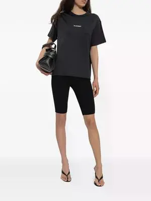 JIL SANDER Logo Print T-shirt - Black