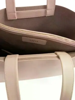 Furla Top Handle Tote Bag With Charm - Pink