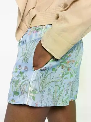 Gucci Floral-print Drawstring Shorts