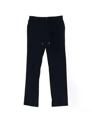 MOORER Drawstring-waist Trousers - Blue