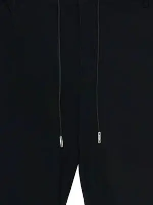 MOORER Drawstring-waist Trousers - Blue