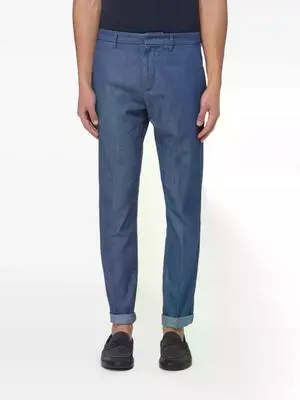 DONDUP Rolled-cuff Trousers - Blue