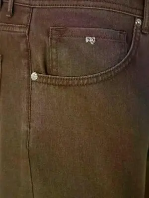 Marco Pescarolo Five-pocket Straight Leg Jeans - Brown