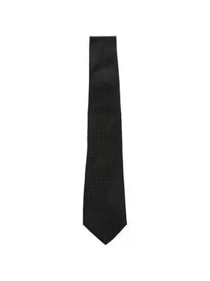 Canali Textured Tie - Black