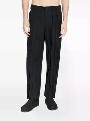 Issey Miyake Pleated Trousers - Black