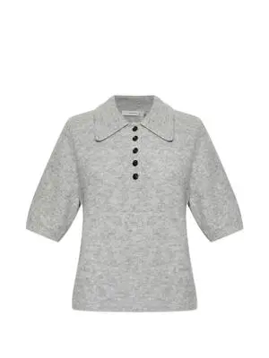 GESTUZ Buttoned Knitwear - Grey