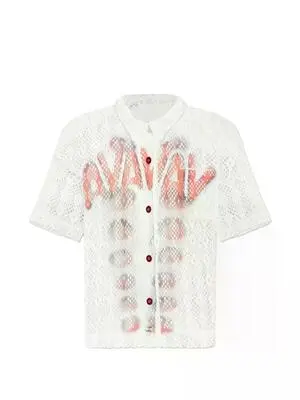 AVAVAV Mesh Button Shirt