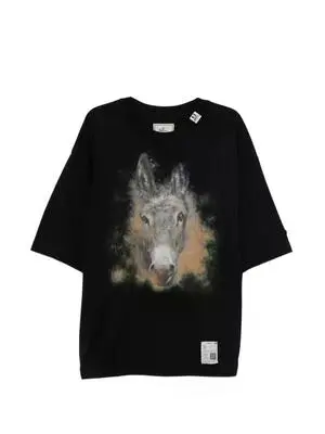 Mihara Yasuhiro Grpahic-print T-shirt - Black