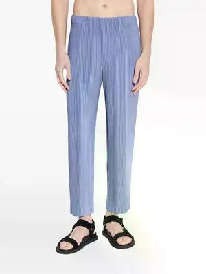 Issey Miyake Pleated Trousers - Blue