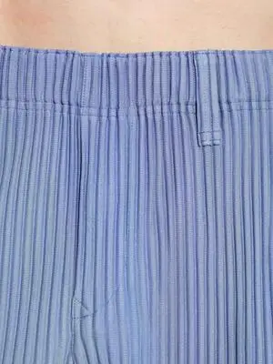 Issey Miyake Pleated Trousers - Blue