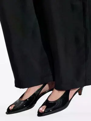 NEOUS Hamal Peep-toe Slingback Pumps - Black
