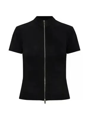 Alexander Wang Zip-Up Top Black