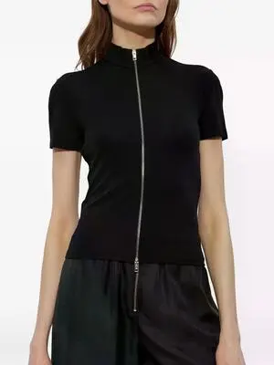 Alexander Wang Zip-up Top - Black