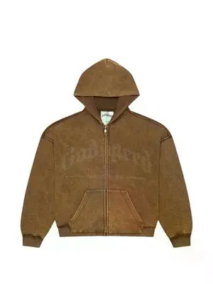 GODSPEED Studded Logo Hoodie - Brown