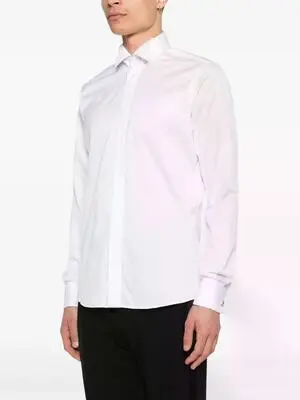 Tagliatore Double-collar Shirt - White