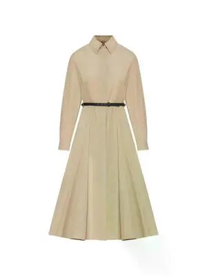 Max Mara Belted Dress - Neutrals