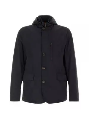 MOORER Ranieri Hooded Jacket - Blue