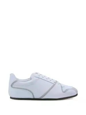 Moschino Panelled Lace-up Sneakers - White