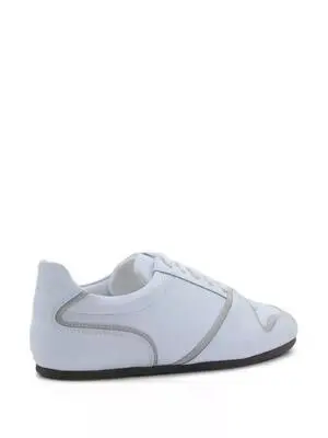 Moschino Panelled Lace-up Sneakers - White