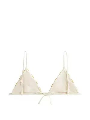 Kith Striped Triangle Bikini Top