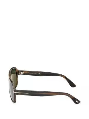 TOM FORD Square Frame Sunglasses - Brown