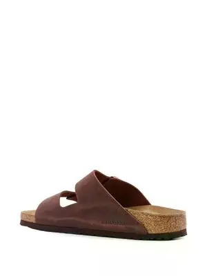 BIRKENSTOCK Arizona Leather Sandals - Brown