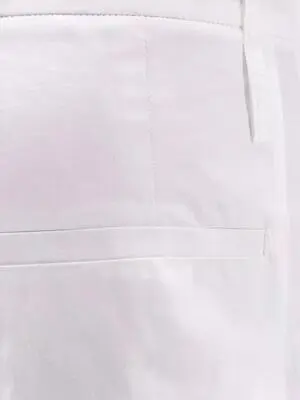ALYSI Wide-leg Trousers - White