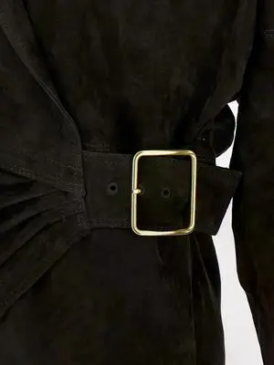 DARKPARK Suede Contour Jacket - Brown