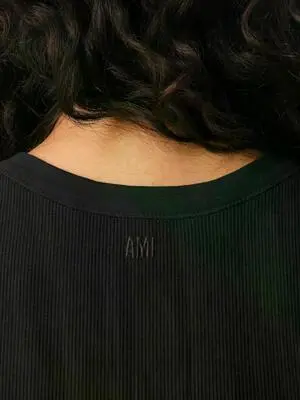 AMI Paris De Coeur Embroidered Tank Top