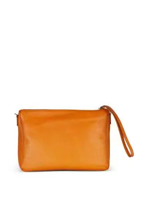 GIANNI CHIARINI Textured Leather Wristlet